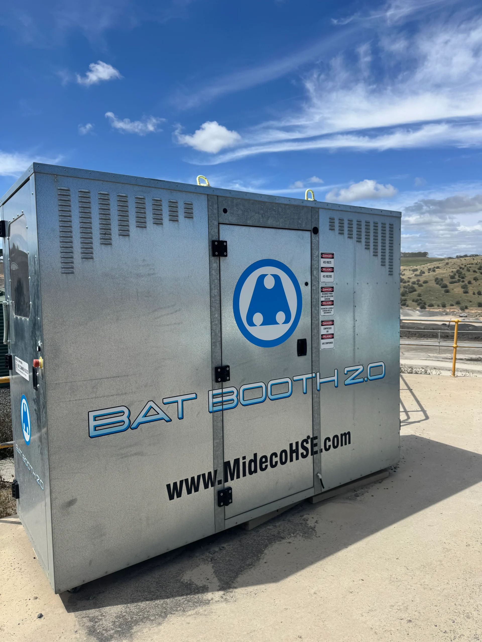 Bat Booth® 2.0 Service - Hallett McLaren Vale Quarry, SA Nov 2025 - Mideco